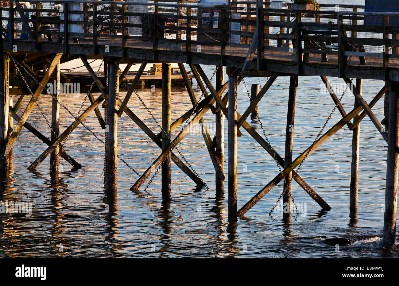 Old wood pier piling hi-res stock photography and images - Alamy
