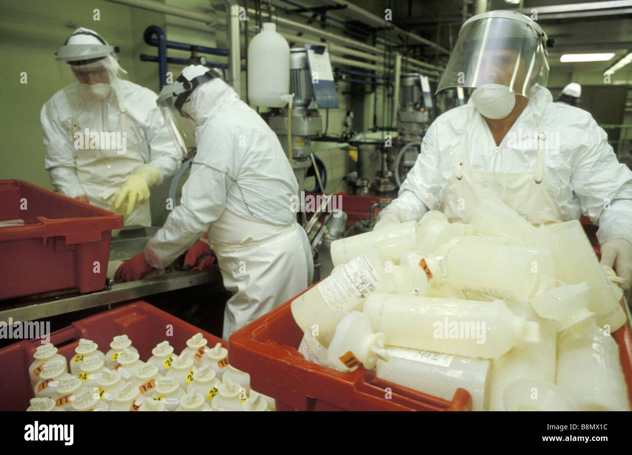 blood plasma production Stock Photo - Alamy
