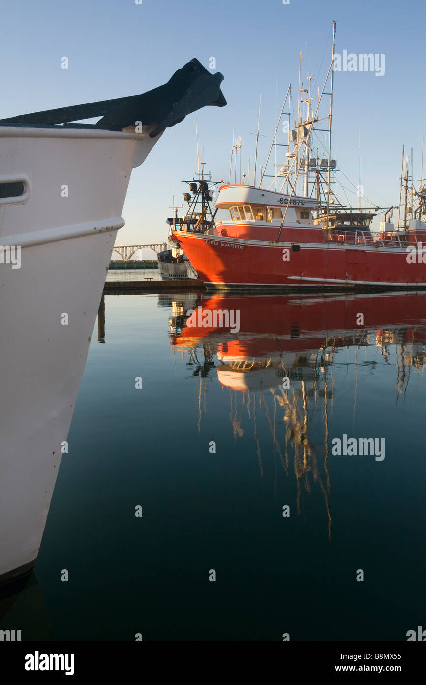 Newport Harbor, Oregon, USA Stock Photo - Alamy