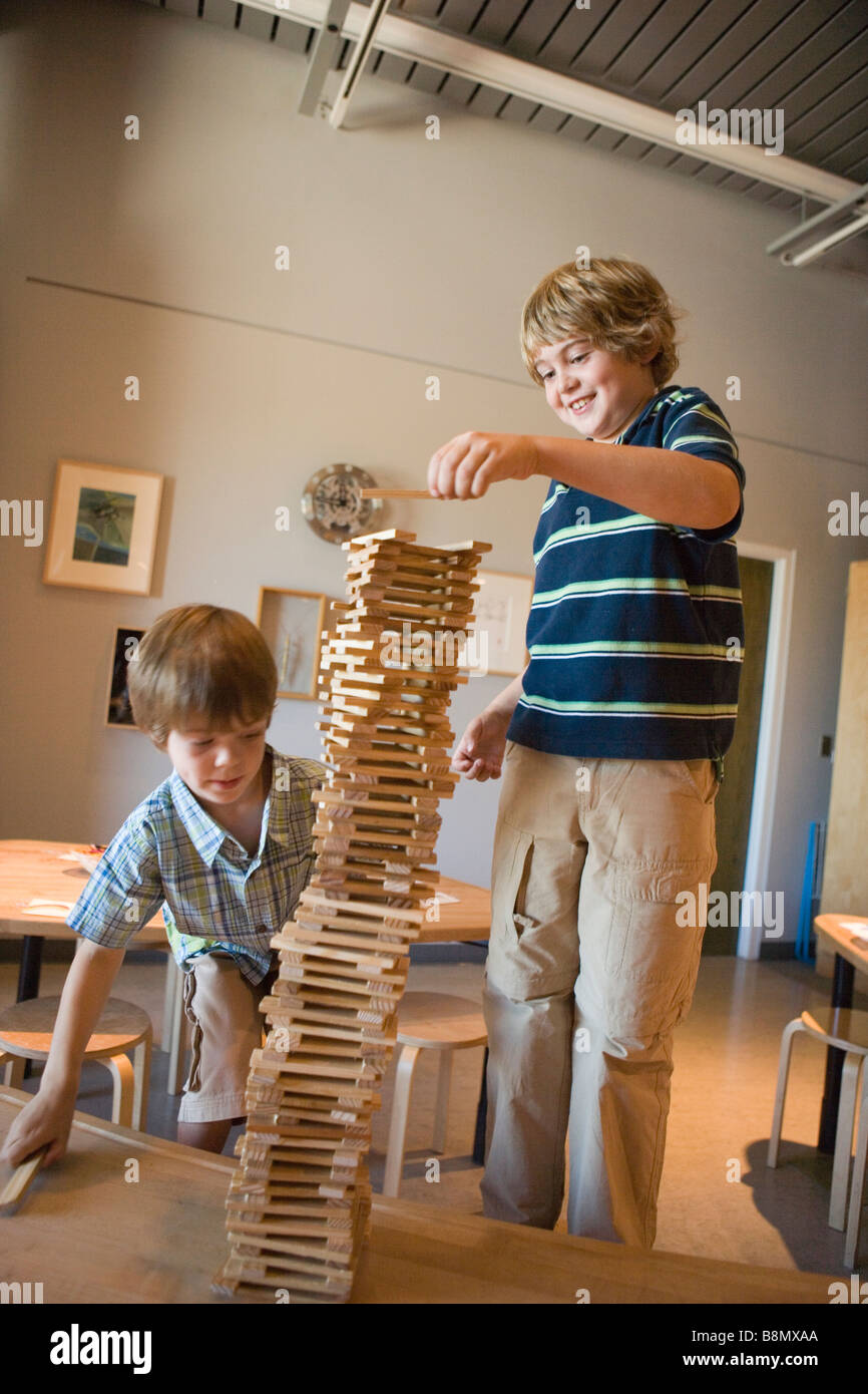 Building tower blocks child hi-res stock photography and images - Alamy
