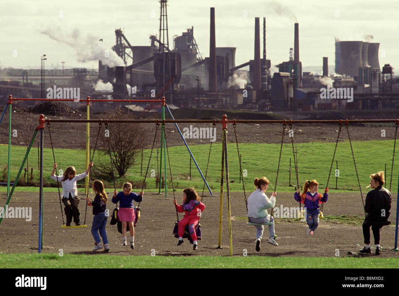 Motherwell scotland ravenscraig steel works hi-res stock photography ...