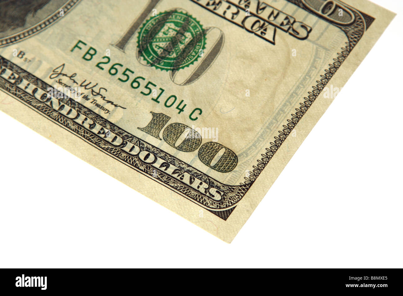 American green dollar money detail and close up Stock Photo - Alamy