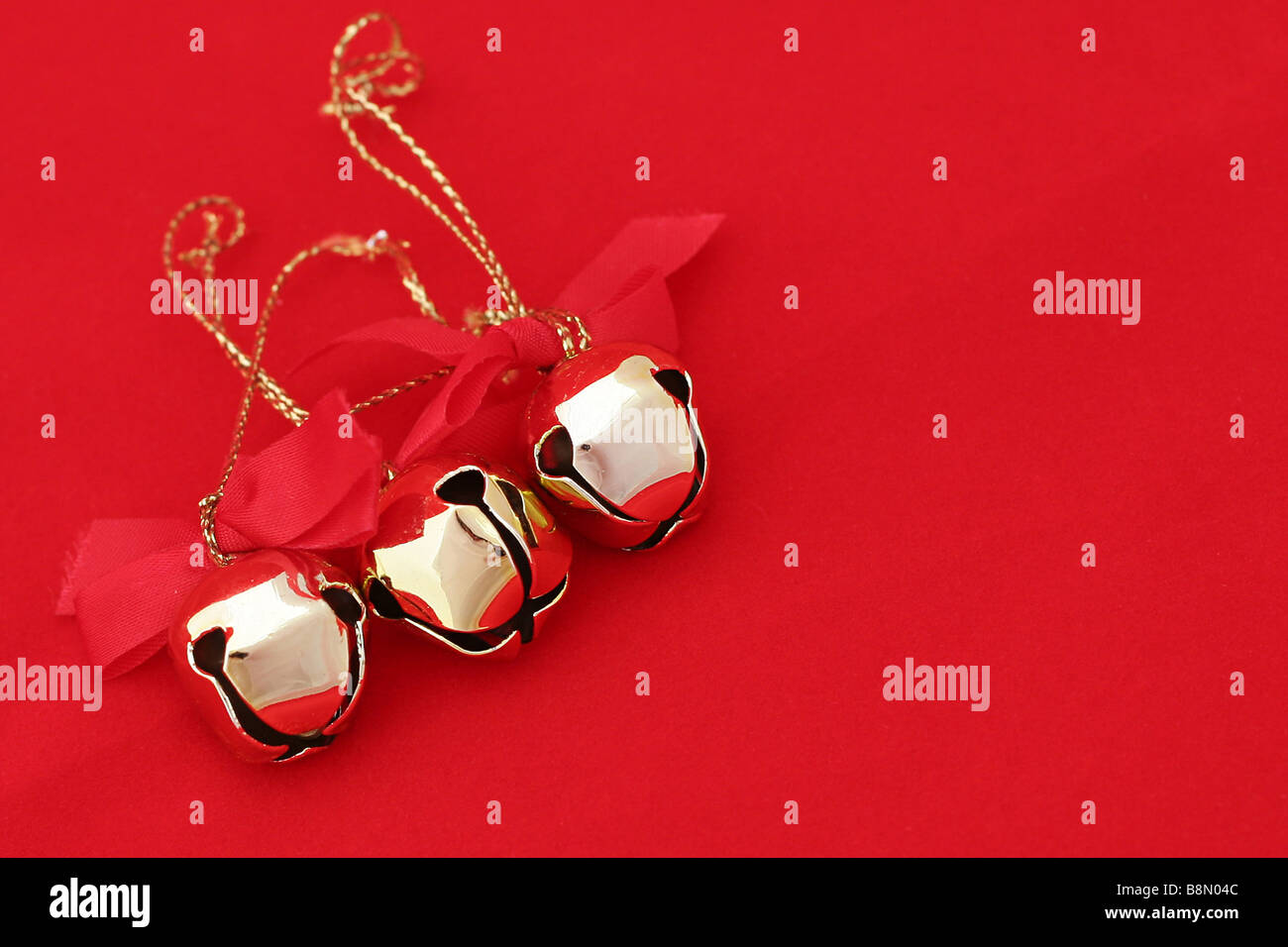 Gold jingle bells hi-res stock photography and images - Alamy