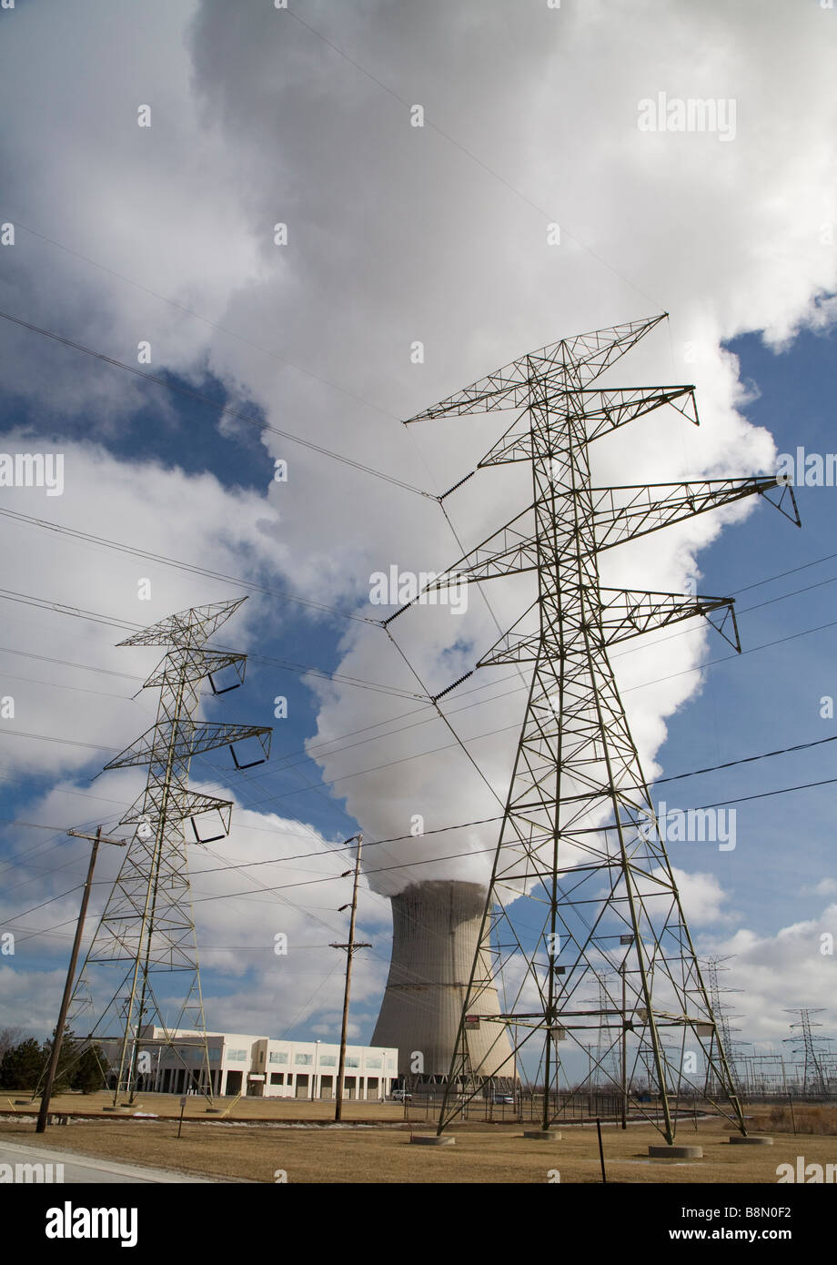 Oak Harbor Ohio The Davis Besse NuclearPower Station east of Toledo ...