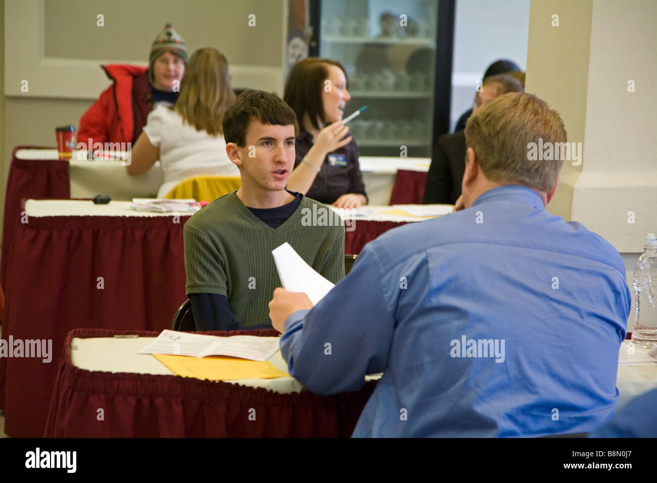 Teen job interview hi-res stock photography and images - Alamy