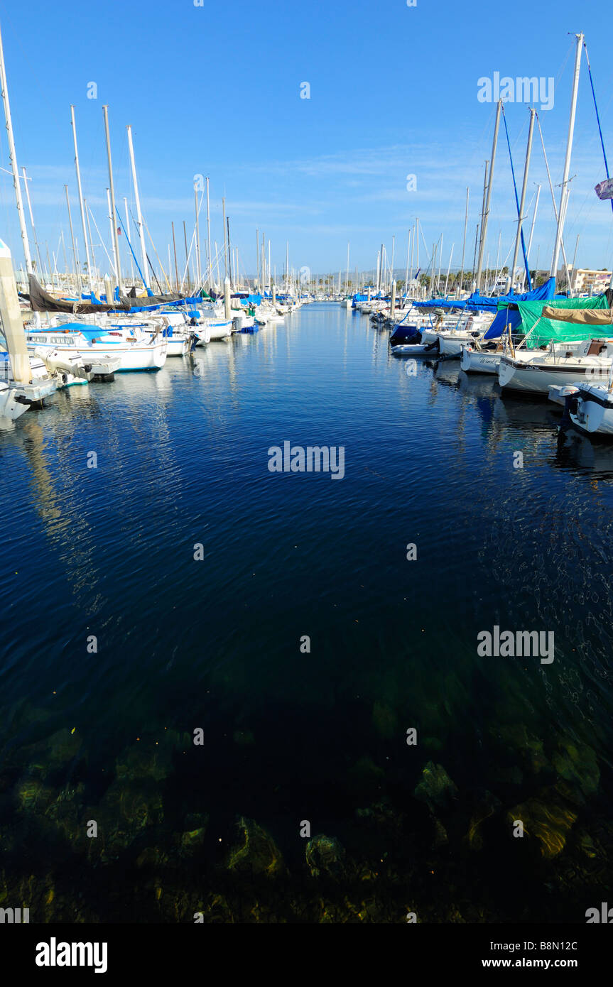 King Harbor Marina waterfront, Redondo Beach CA Stock Photo - Alamy