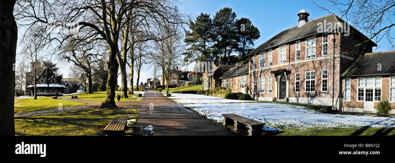 bourneville a quaker built suburb of birmingham midlands england uk ...