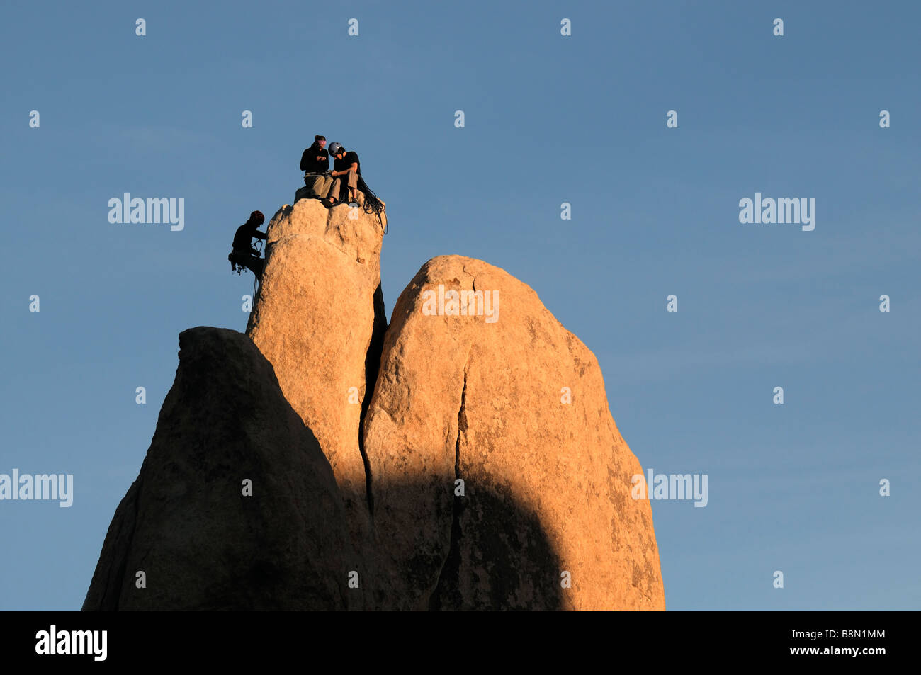 Two rock climbers hi-res stock photography and images - Alamy