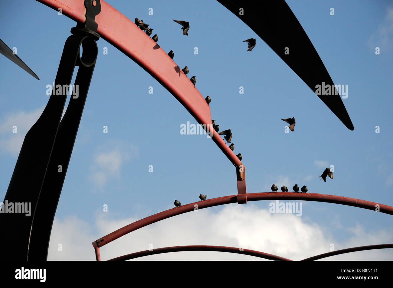 Sculpture art architecture representing represent sails ship shipping ...