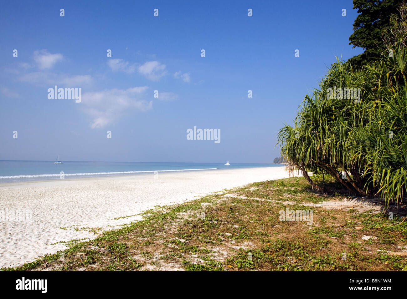 India Andaman and Nicobar Havelock island Radha Nagar beach Stock Photo ...
