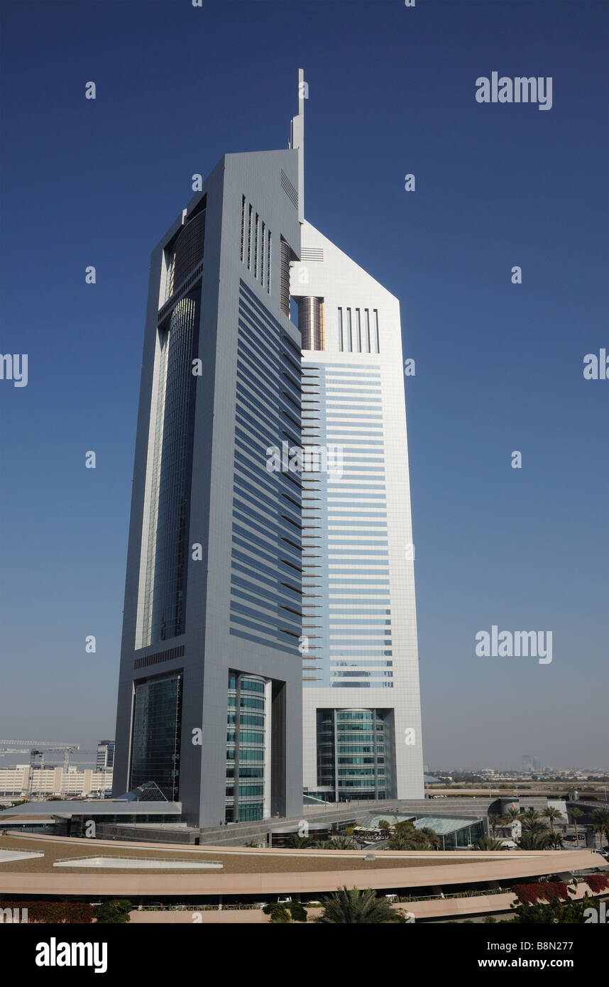 Emirates Towers in Dubai, United Arab Emirates Stock Photo - Alamy