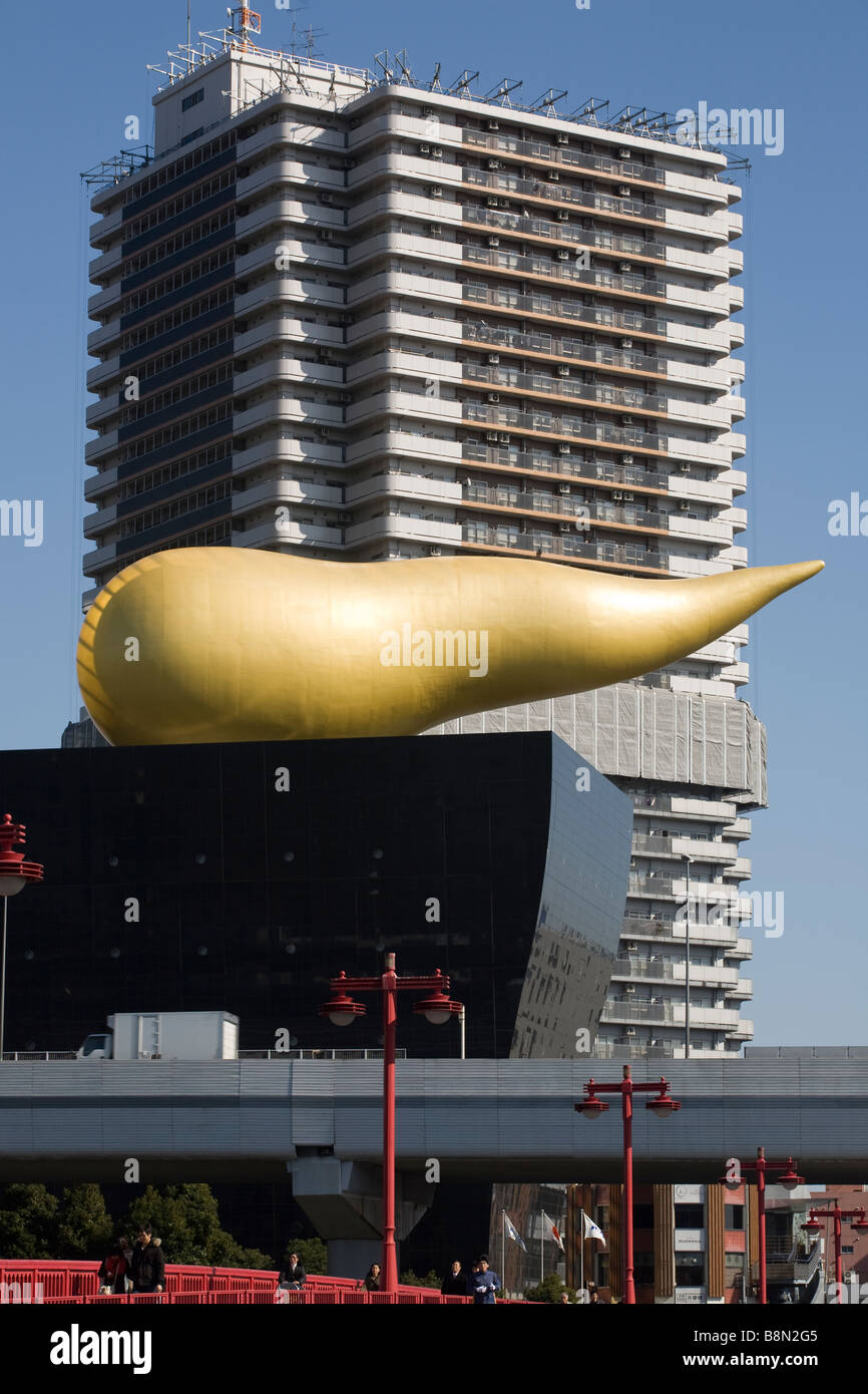 Asahi beer company Super Dry Hall designed by French architect Philippe ...