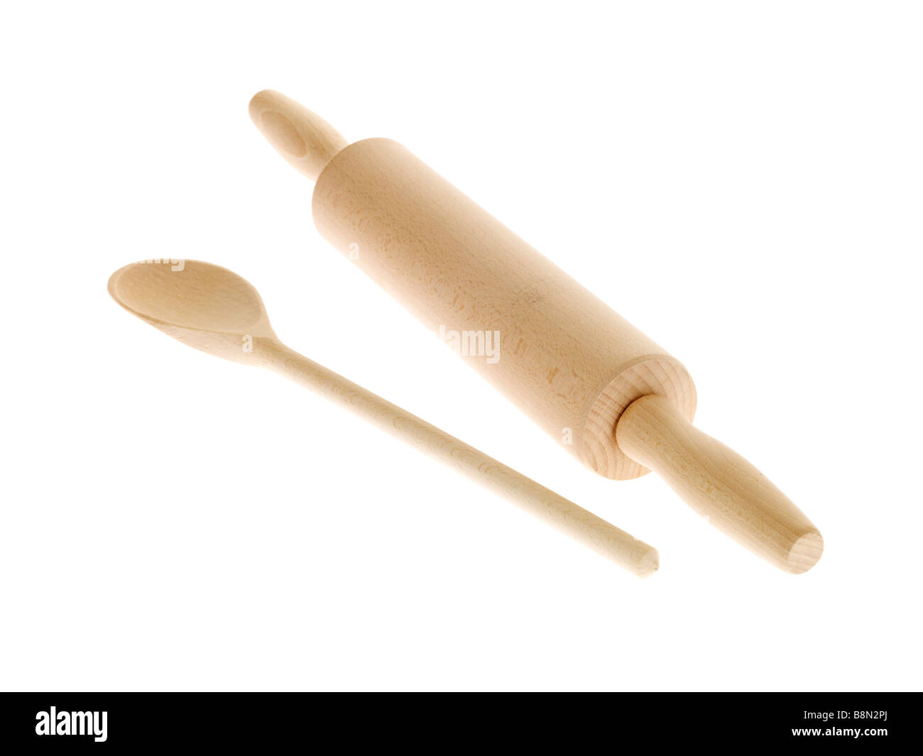 Wooden Kitchen Utensils Stock Photo - Alamy