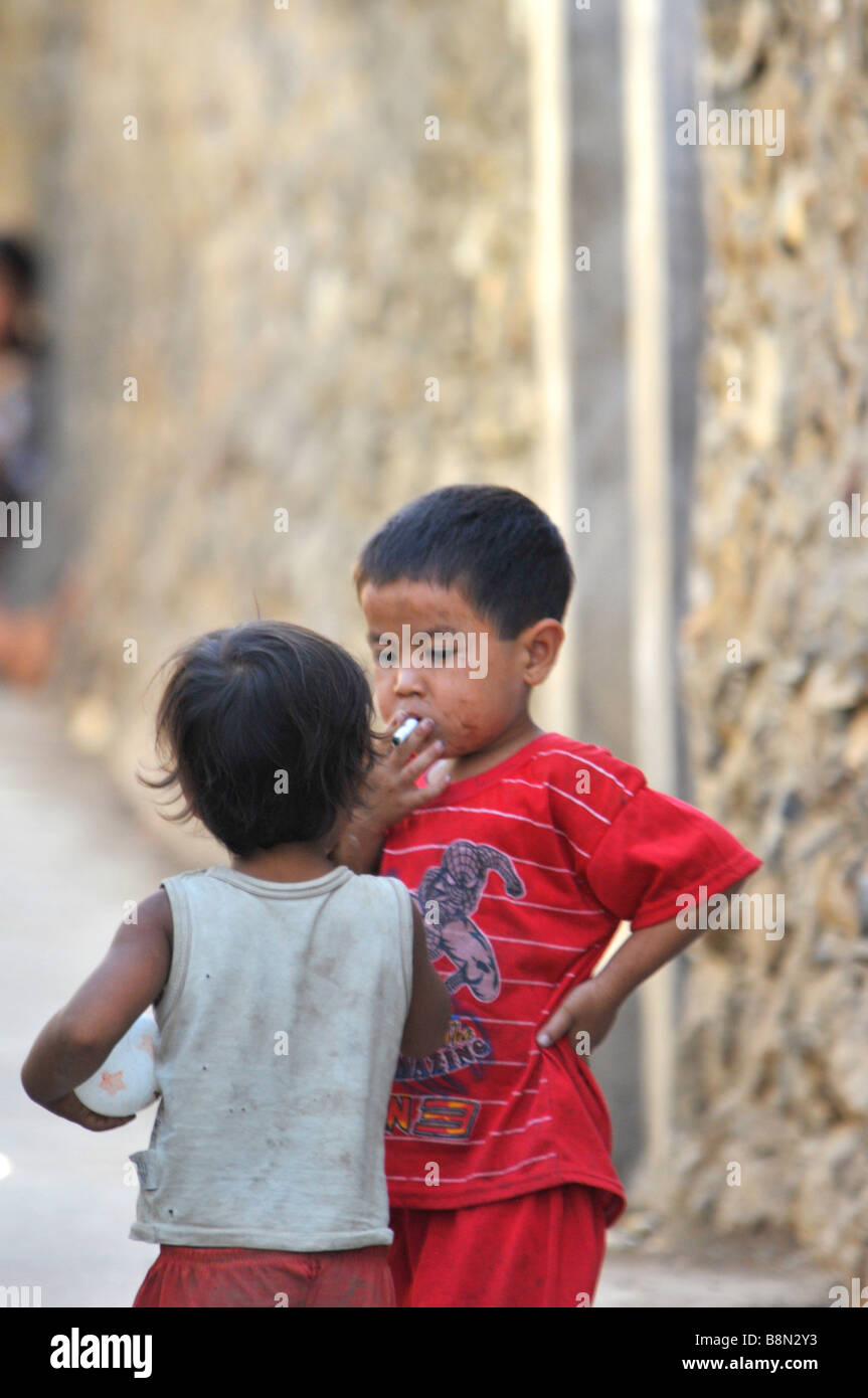 Indonesian Kids Smoking