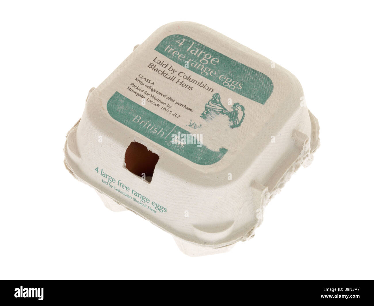 Carton of Free Range Eggs Stock Photo - Alamy