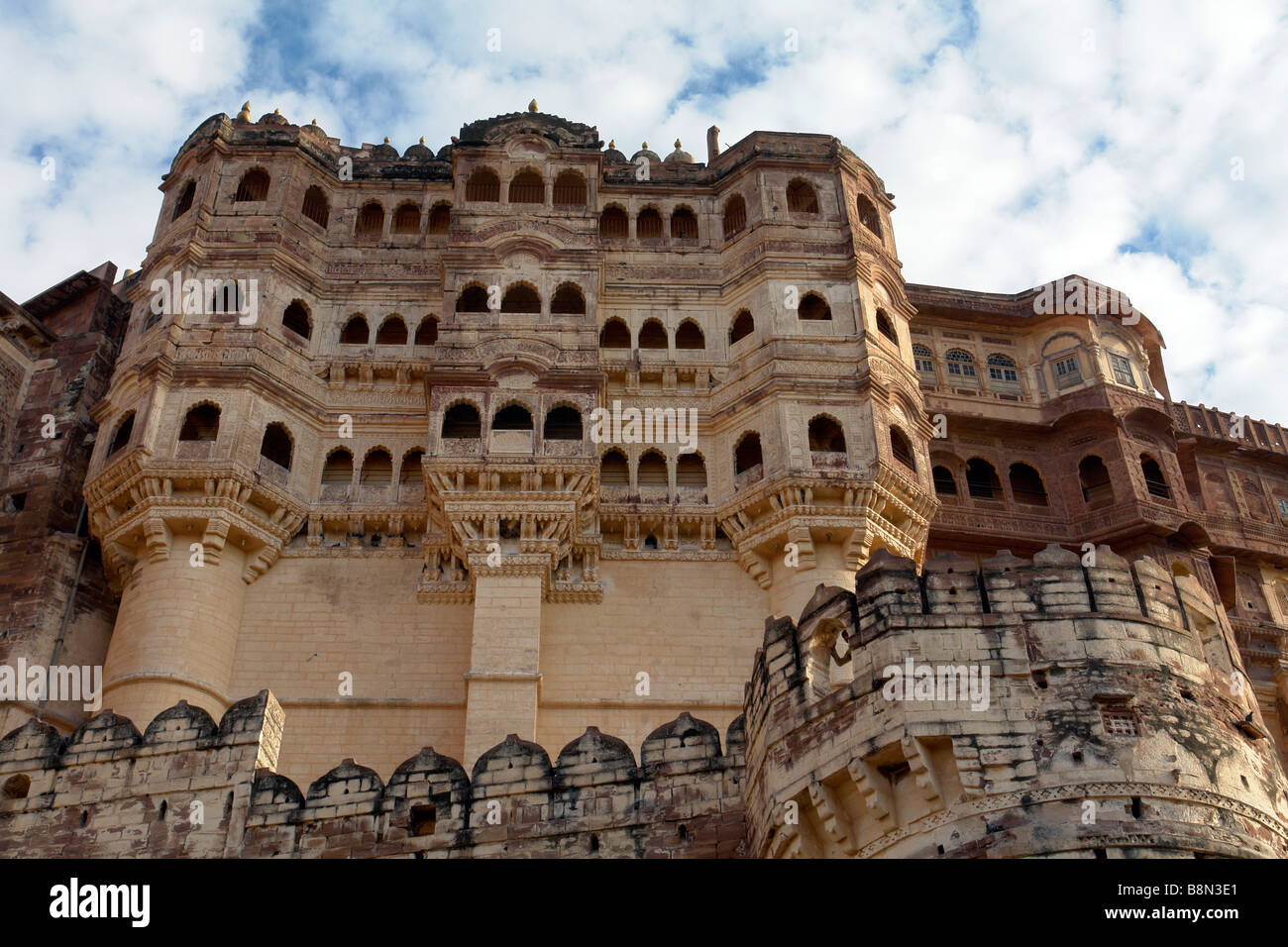 palace at the meherangarh fort Stock Photo - Alamy