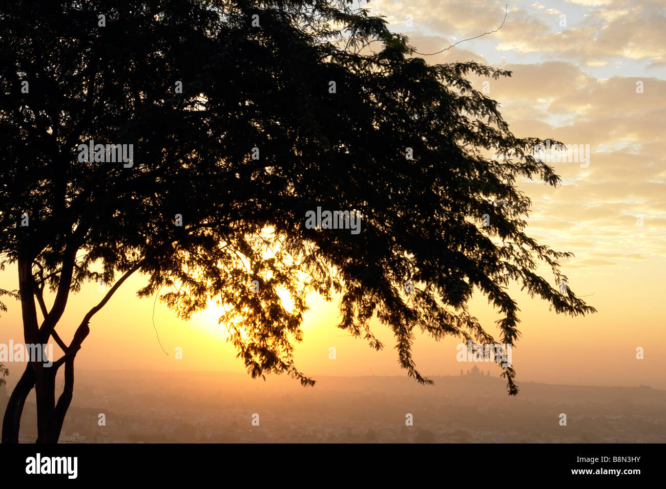 indian sunrise from the jodhpur fort Stock Photo - Alamy