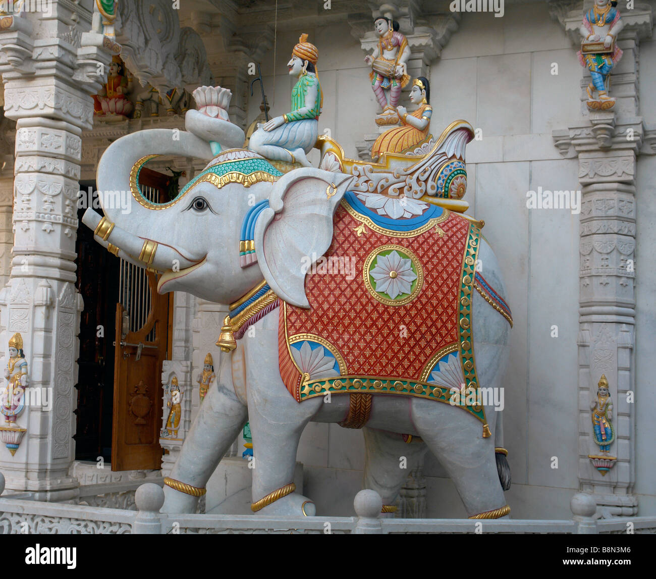 indian temple elephant at ghanerao Stock Photo - Alamy