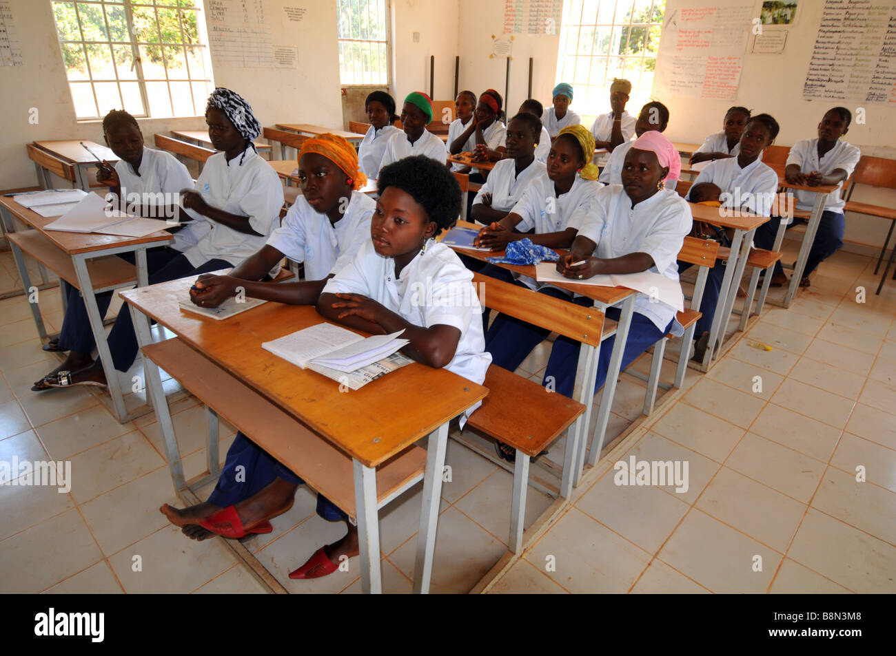 Black african africans girl girls female hi-res stock photography and ...