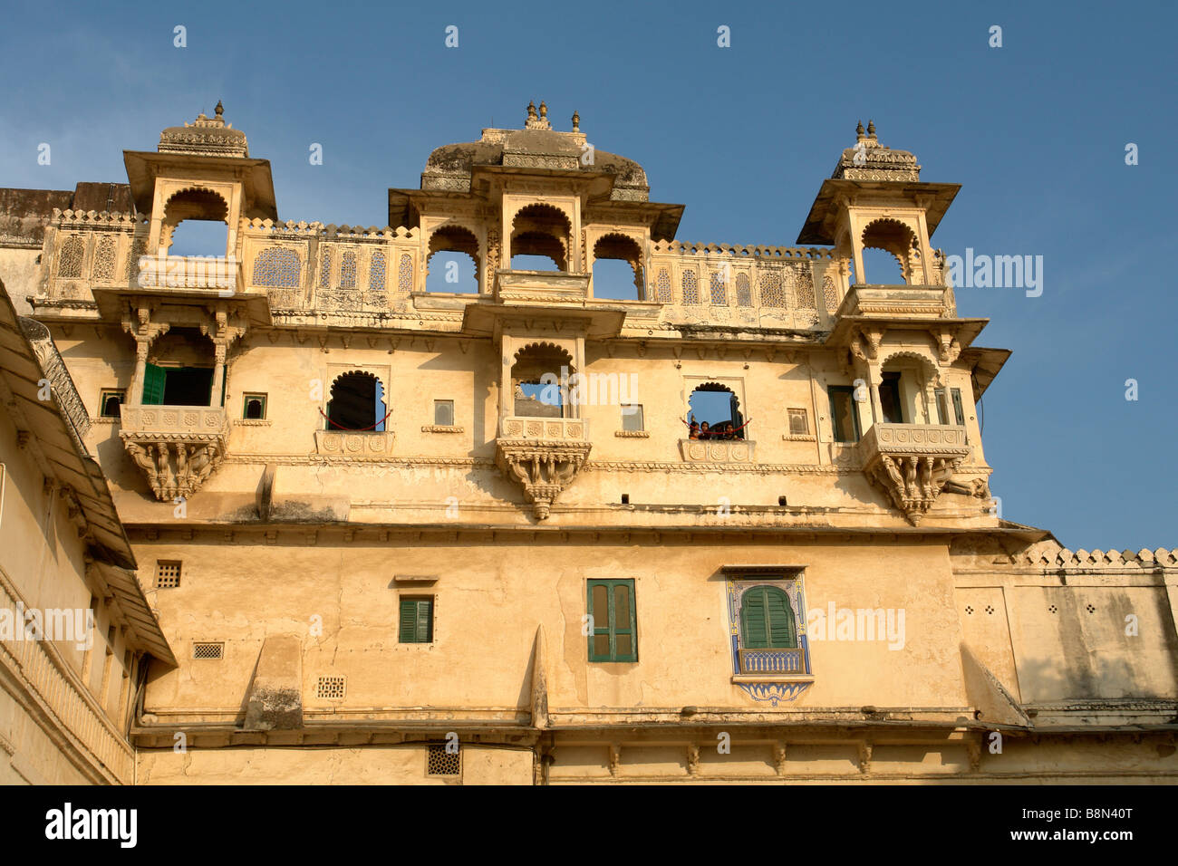 sandstone carved building at the city palace Stock Photo - Alamy