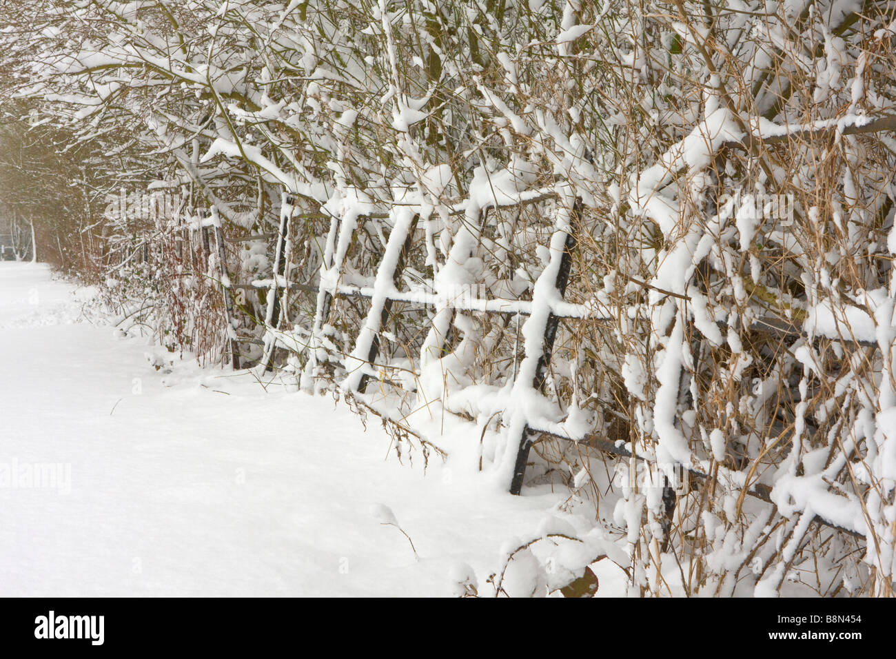 Metal snow fence hi-res stock photography and images - Alamy