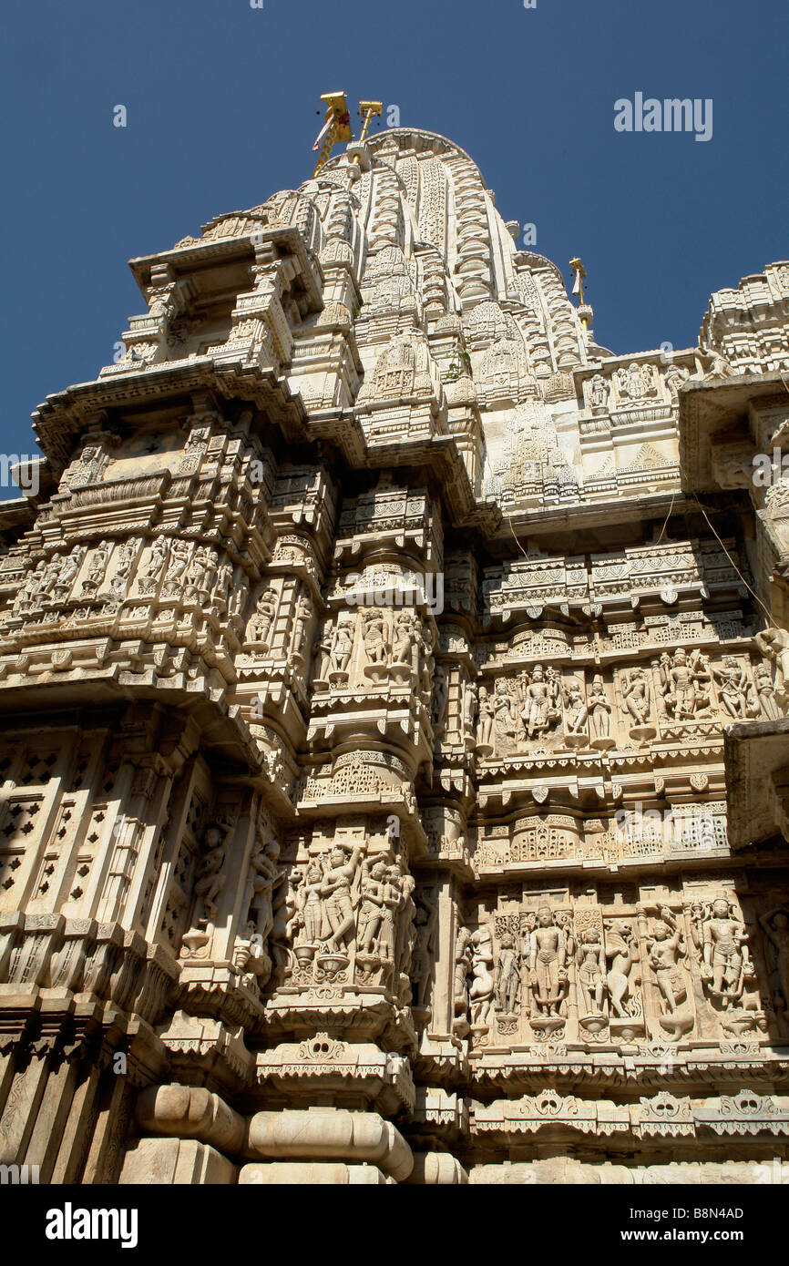 sandstone carved temple detail Stock Photo - Alamy