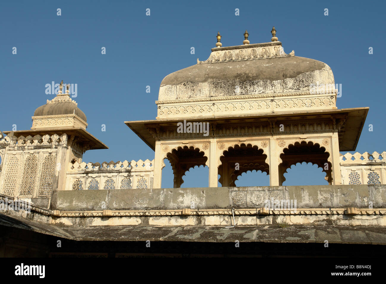 sandstone carved buildings at the city palace Stock Photo - Alamy