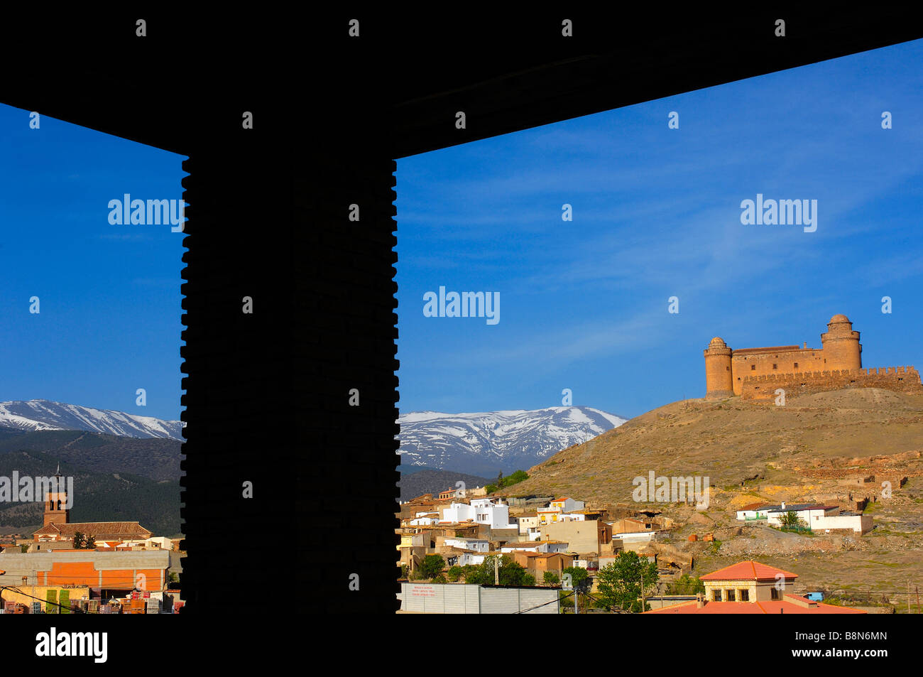 La Calahorra Renaissance castle S XVI at la Calahorra village Granada ...