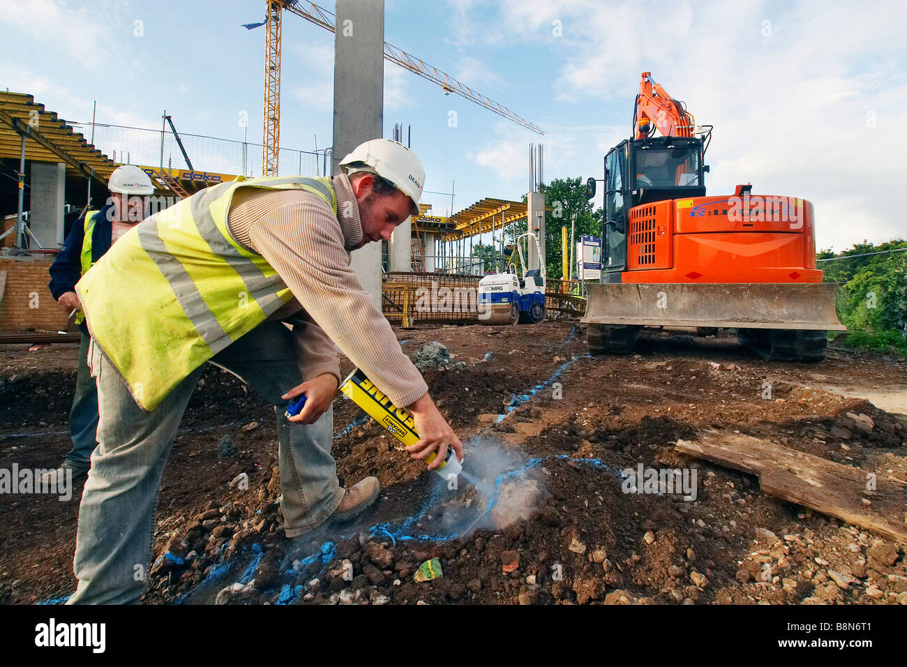 Construction site marking hi-res stock photography and images - Alamy