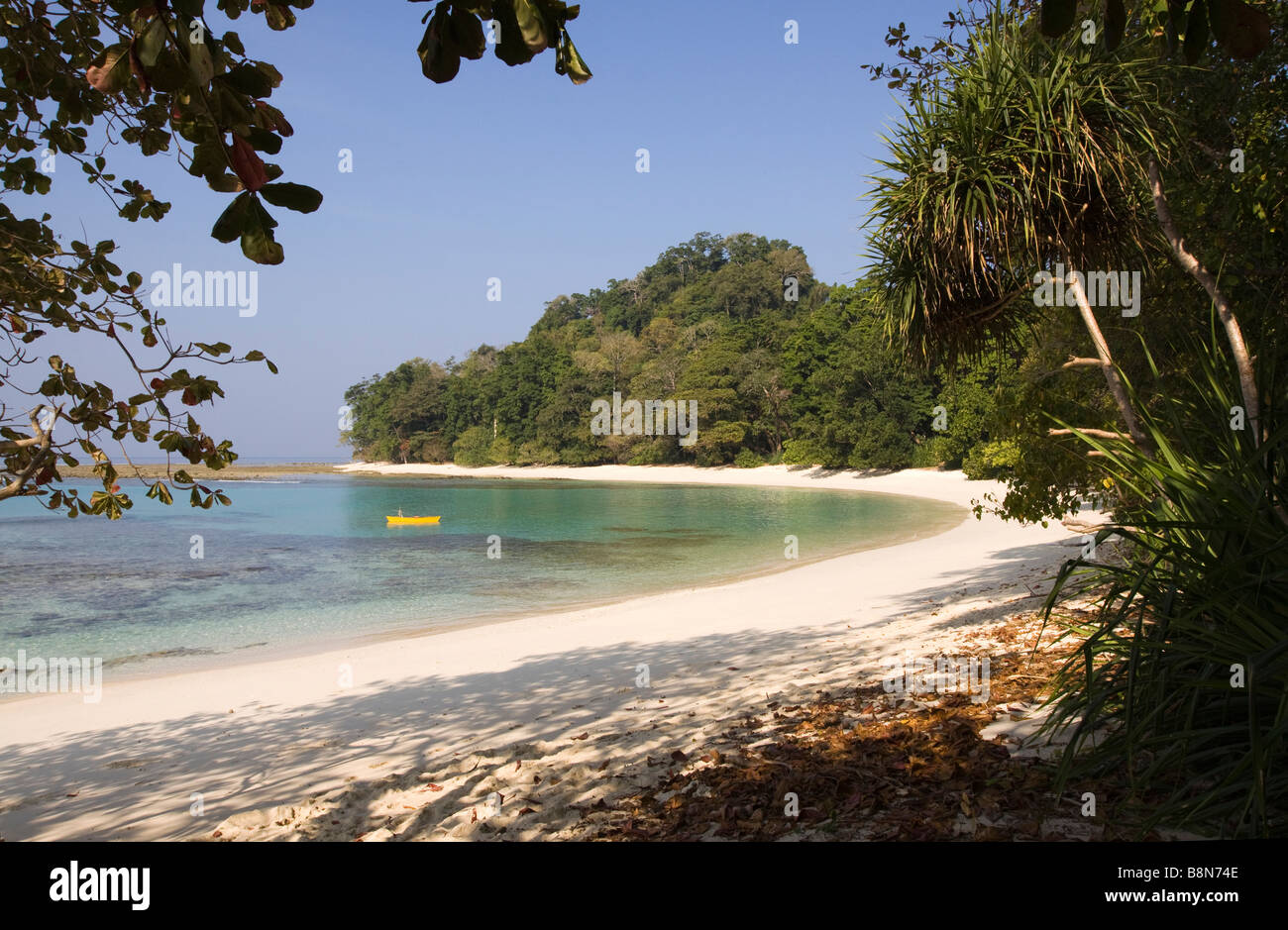 India Andaman and Nicobar Havelock island Radha Nagar number 7 lagoon ...
