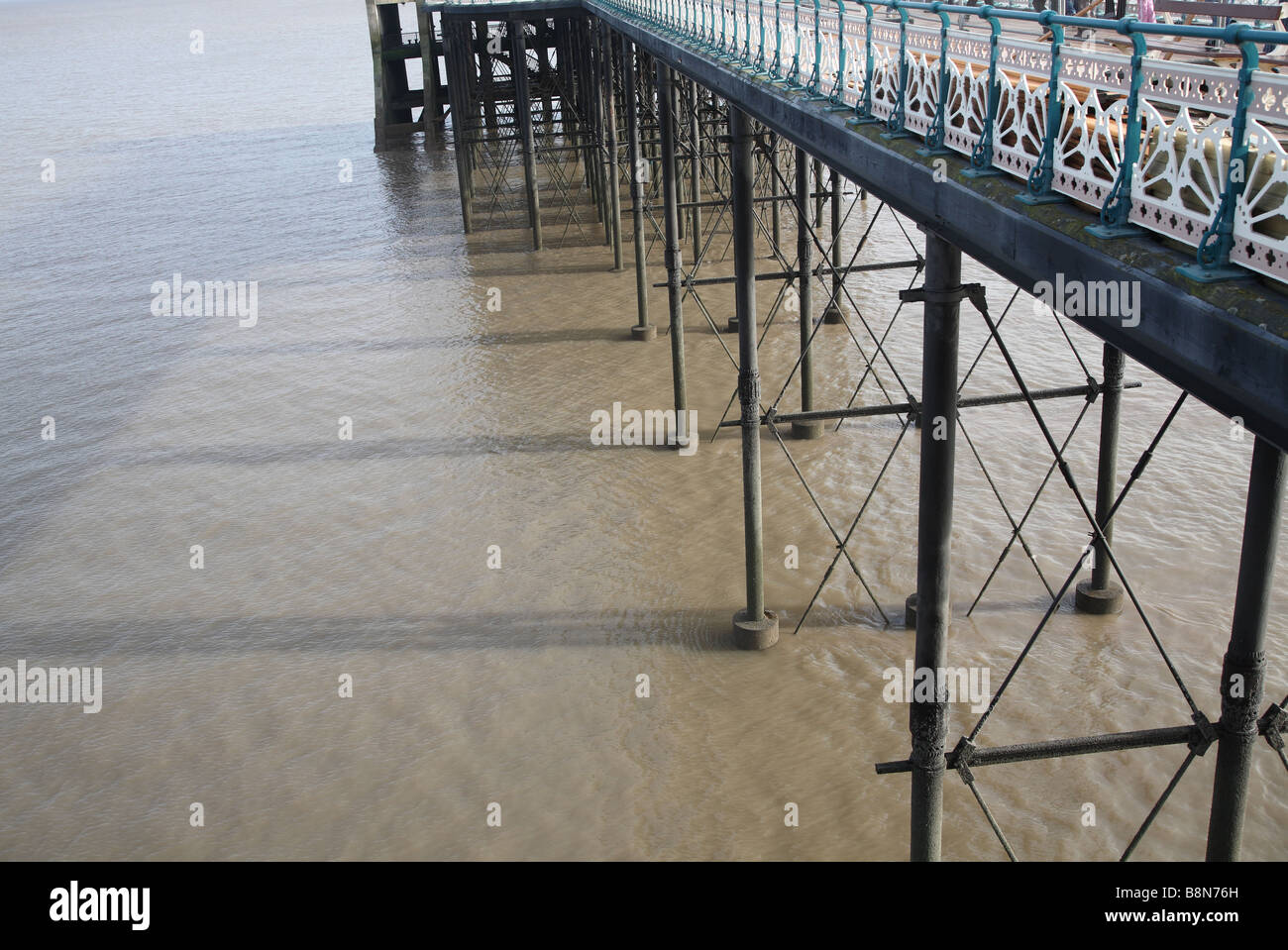 Pier and sea front Penarth Wales Stock Photo - Alamy
