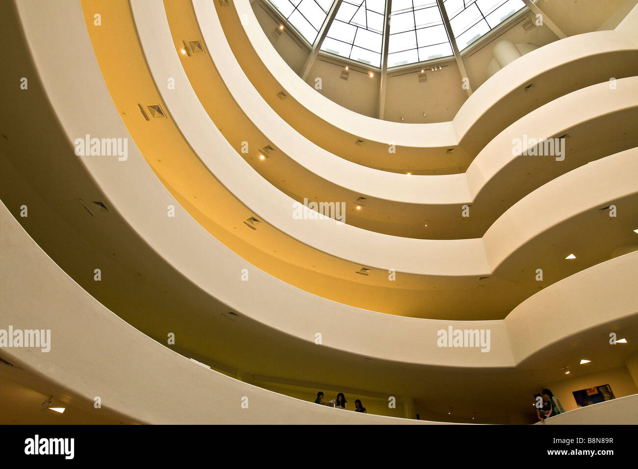Solomon r. guggenheim museum interior hi-res stock photography and ...
