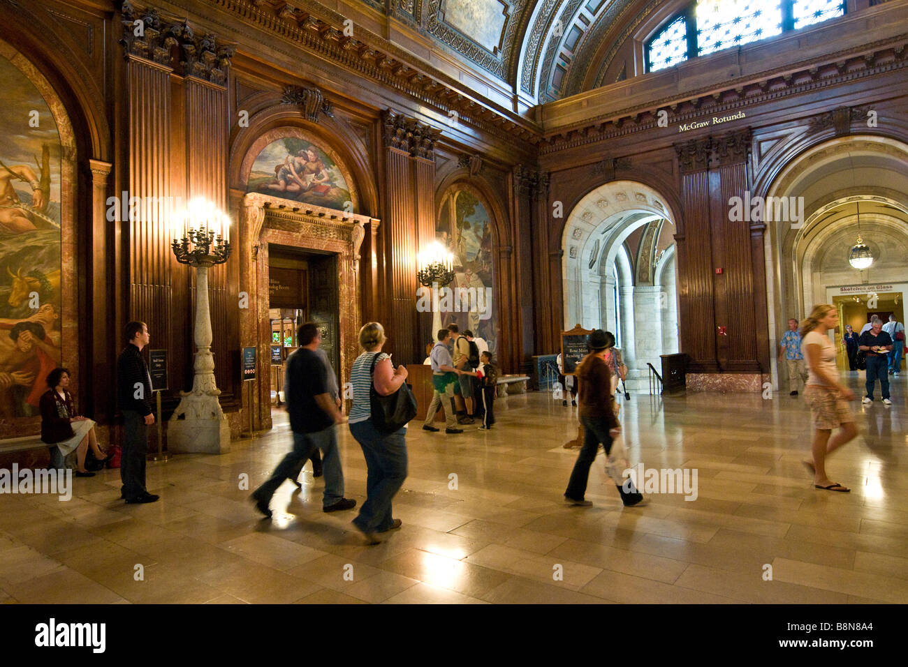 The New York public library Stock Photo - Alamy