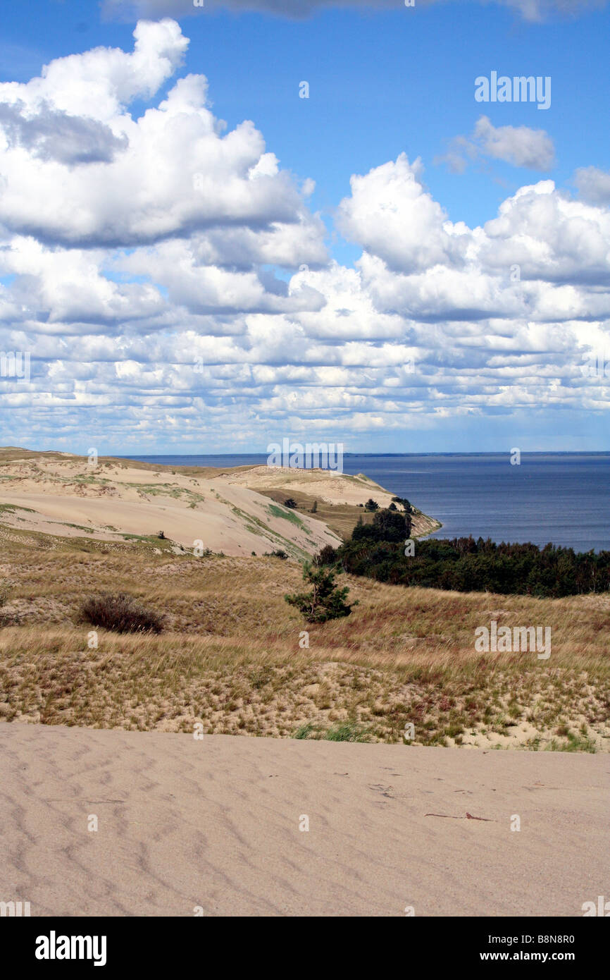 Sand Dunes in the Curonian/Neringa Spit National Park in Lithuania ...