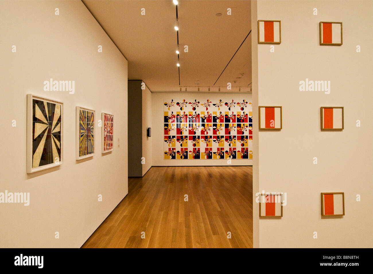 Exhibit at the Museum of modern art Stock Photo - Alamy
