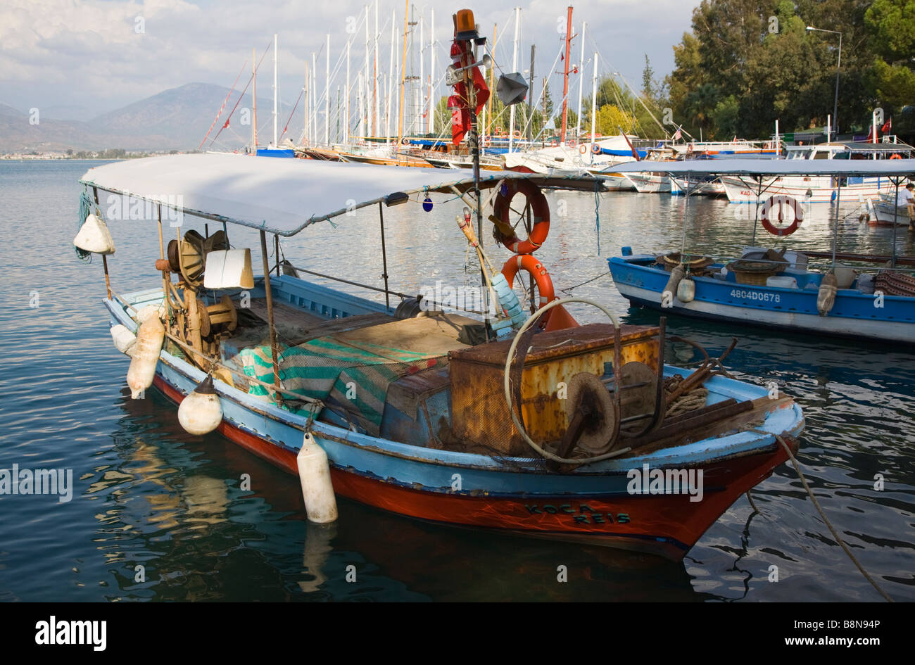 Mediterranean fishing boats hi-res stock photography and images - Alamy