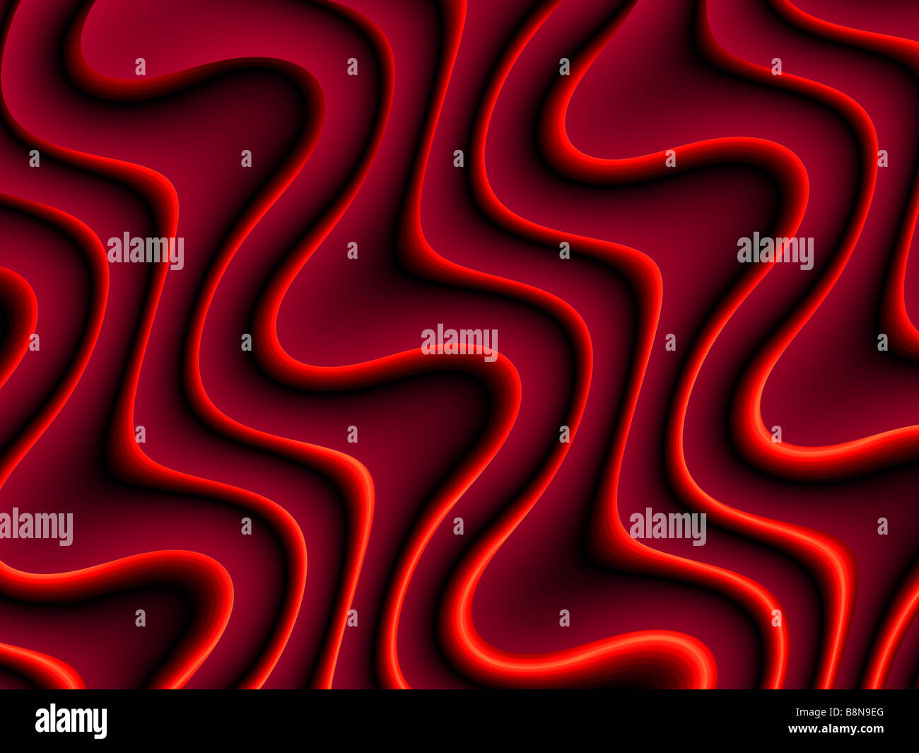 Red Wavy Design for Fabric Stock Photo - Alamy