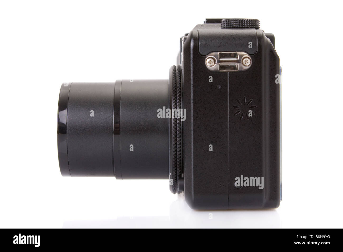 black digital compact camera Stock Photo - Alamy