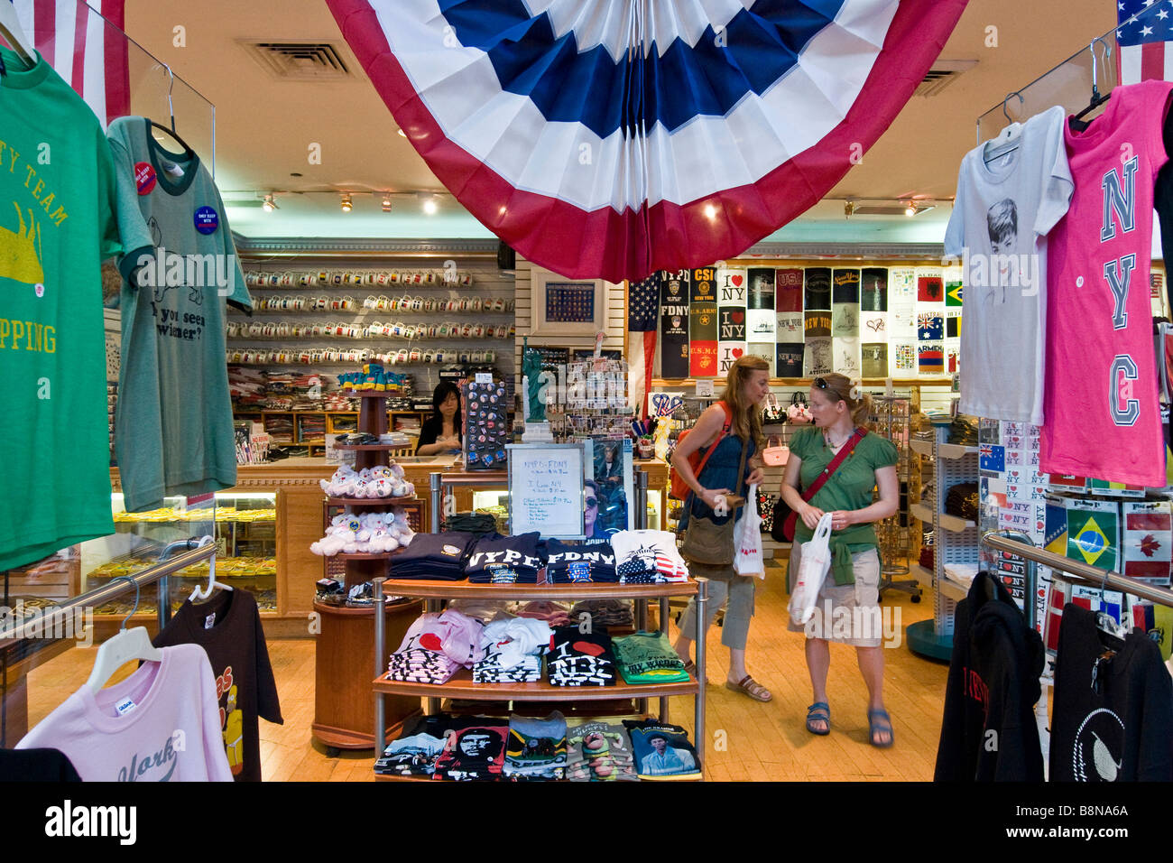 Souvenir shop at the Fulton store Stock Photo - Alamy
