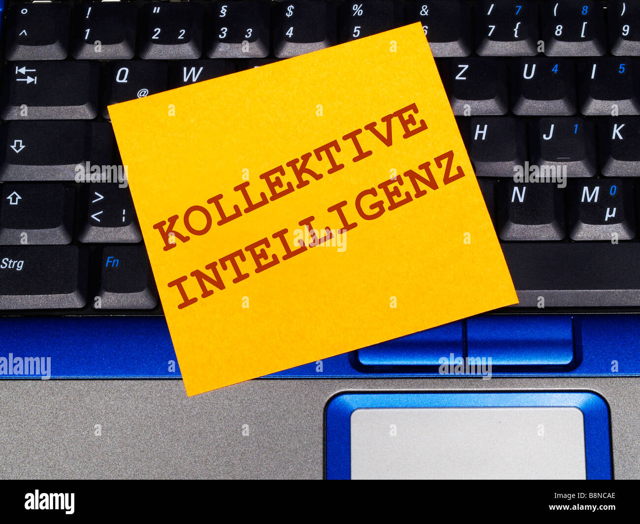 memo note on notebook, collective intelligence Stock Photo - Alamy