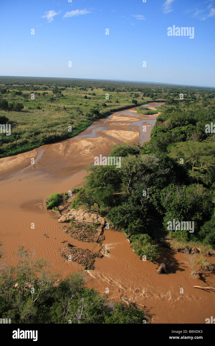 Aerial view of Usutu river Stock Photo - Alamy