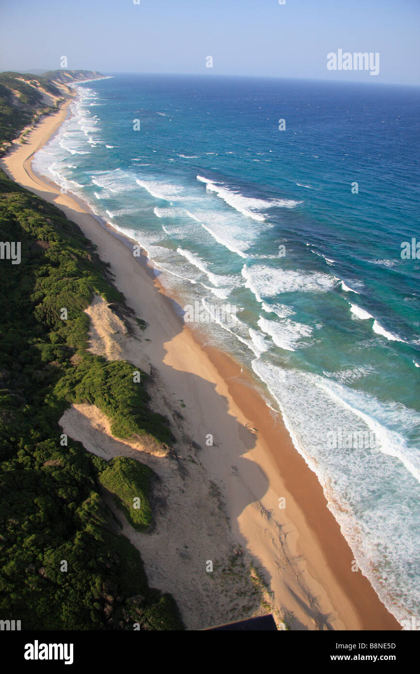 Aerial view of a section of Mozambique coastline Stock Photo - Alamy