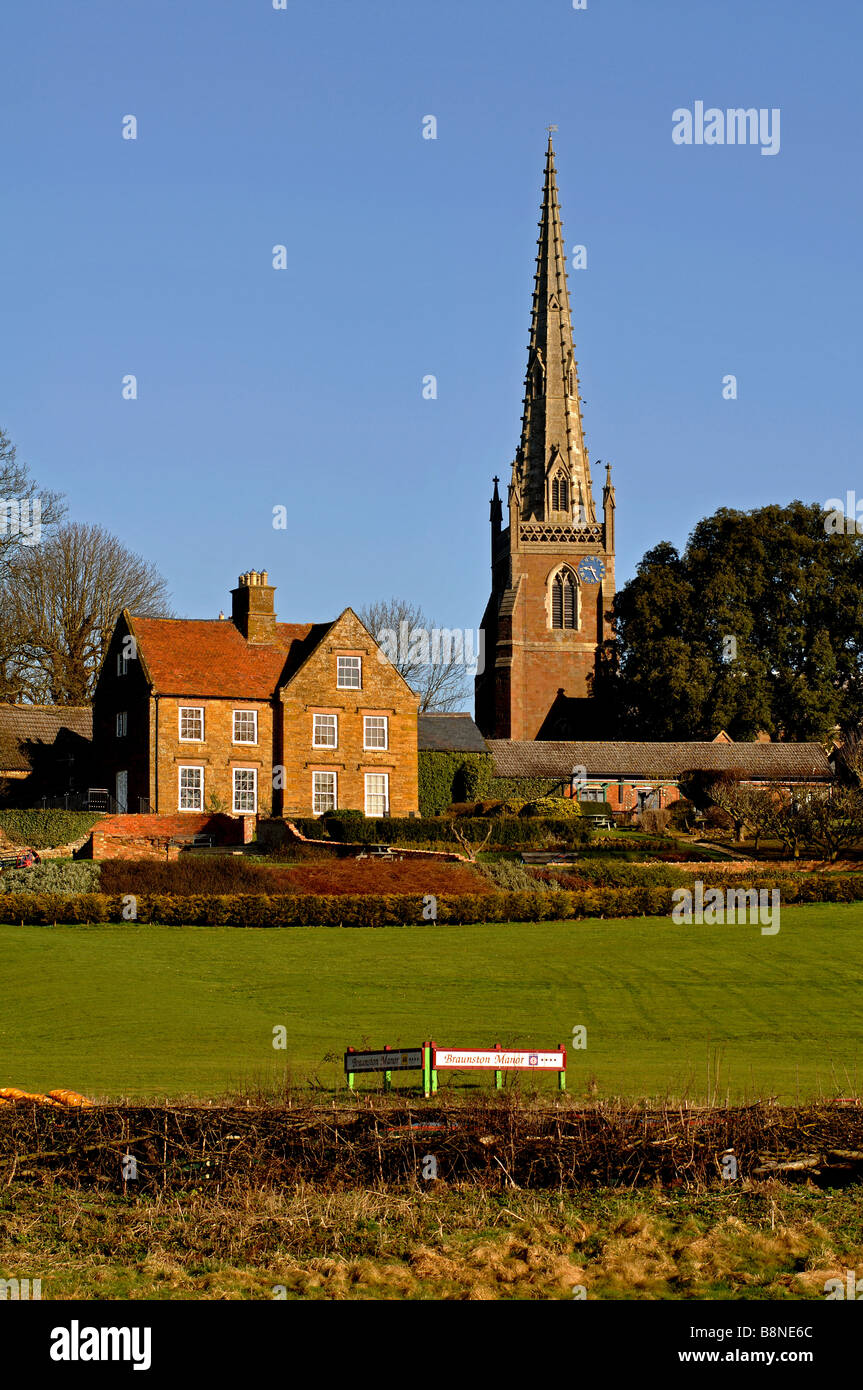 Braunston Manor and All Saints Church, Braunston, Northamptonshire ...
