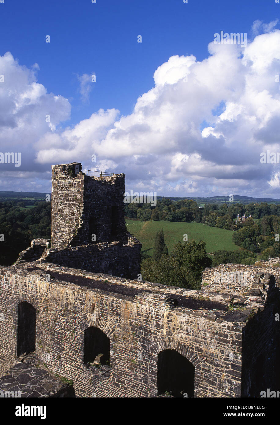 Dinefwr Old Castle Llandeilo Carmarthenshire West Wales UK Stock Photo ...