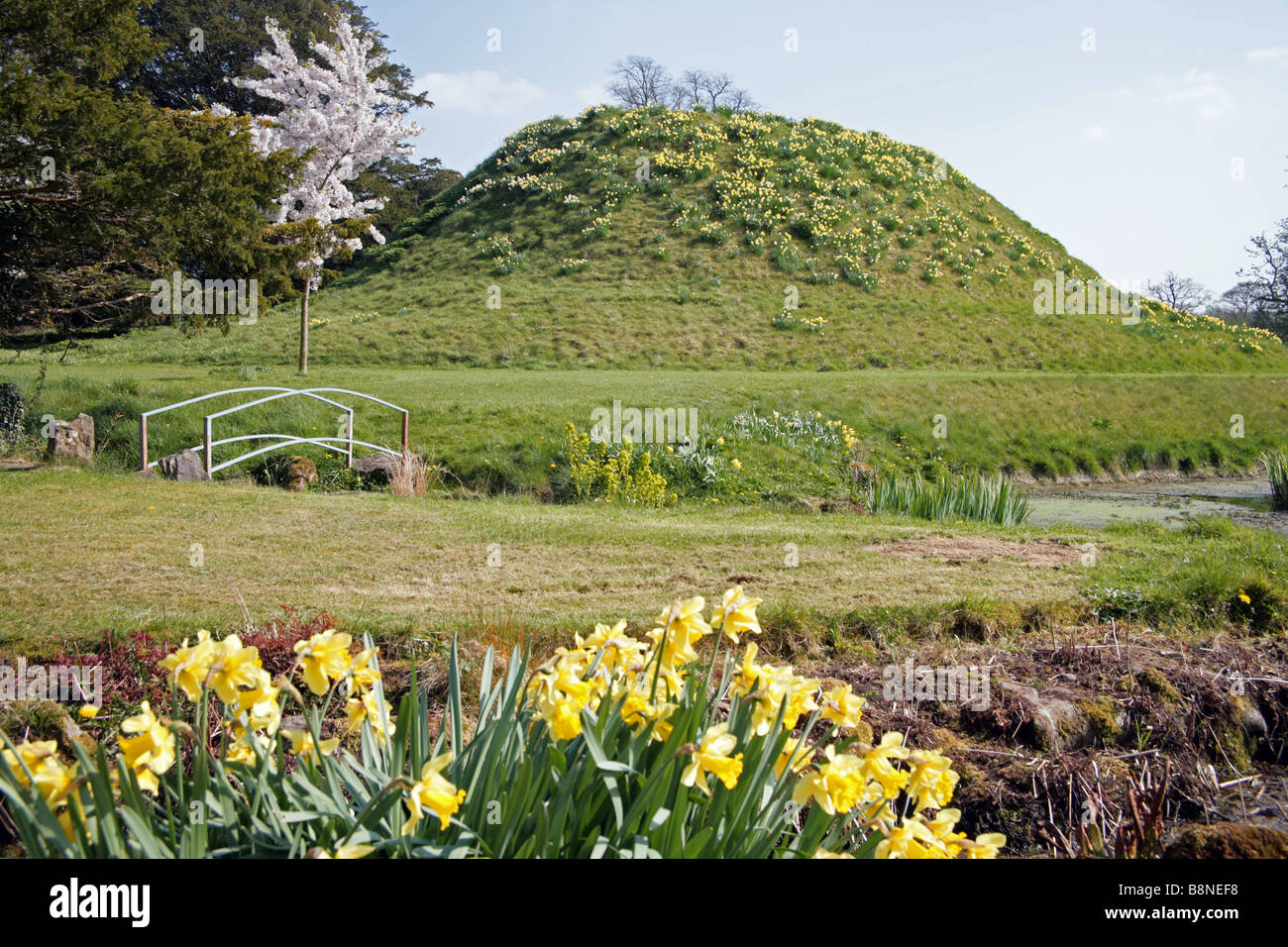 The Mound Loughcrew Irish stately home and gardens Stock Photo - Alamy