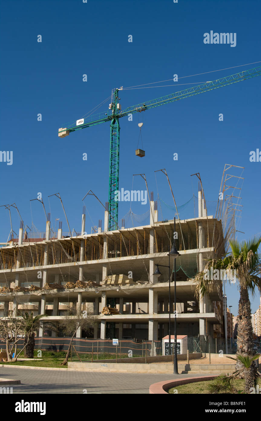 spanish property Apartments Under Construction on a building site Spain ...