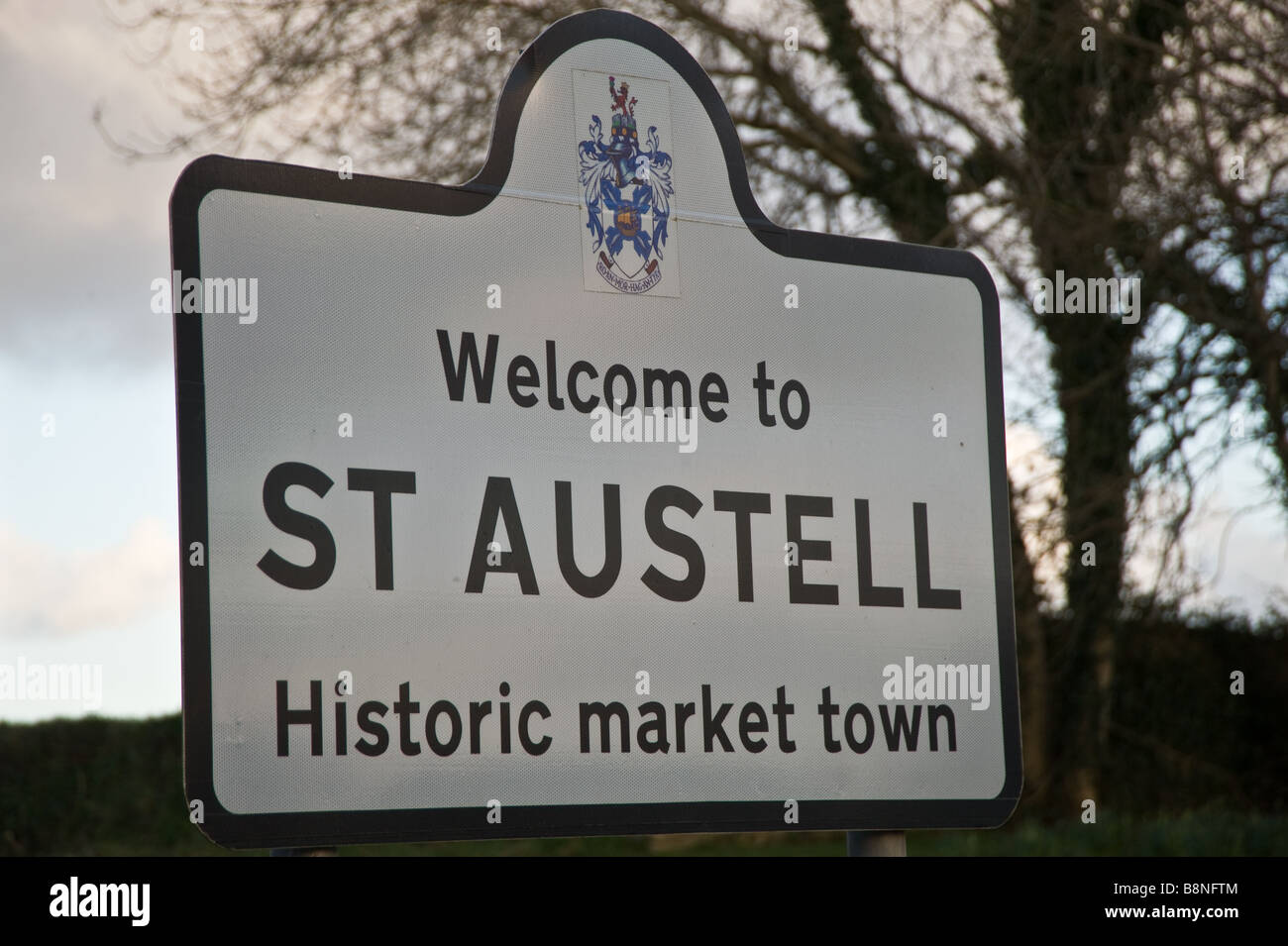 Welcome to cornwall sign hi-res stock photography and images - Alamy