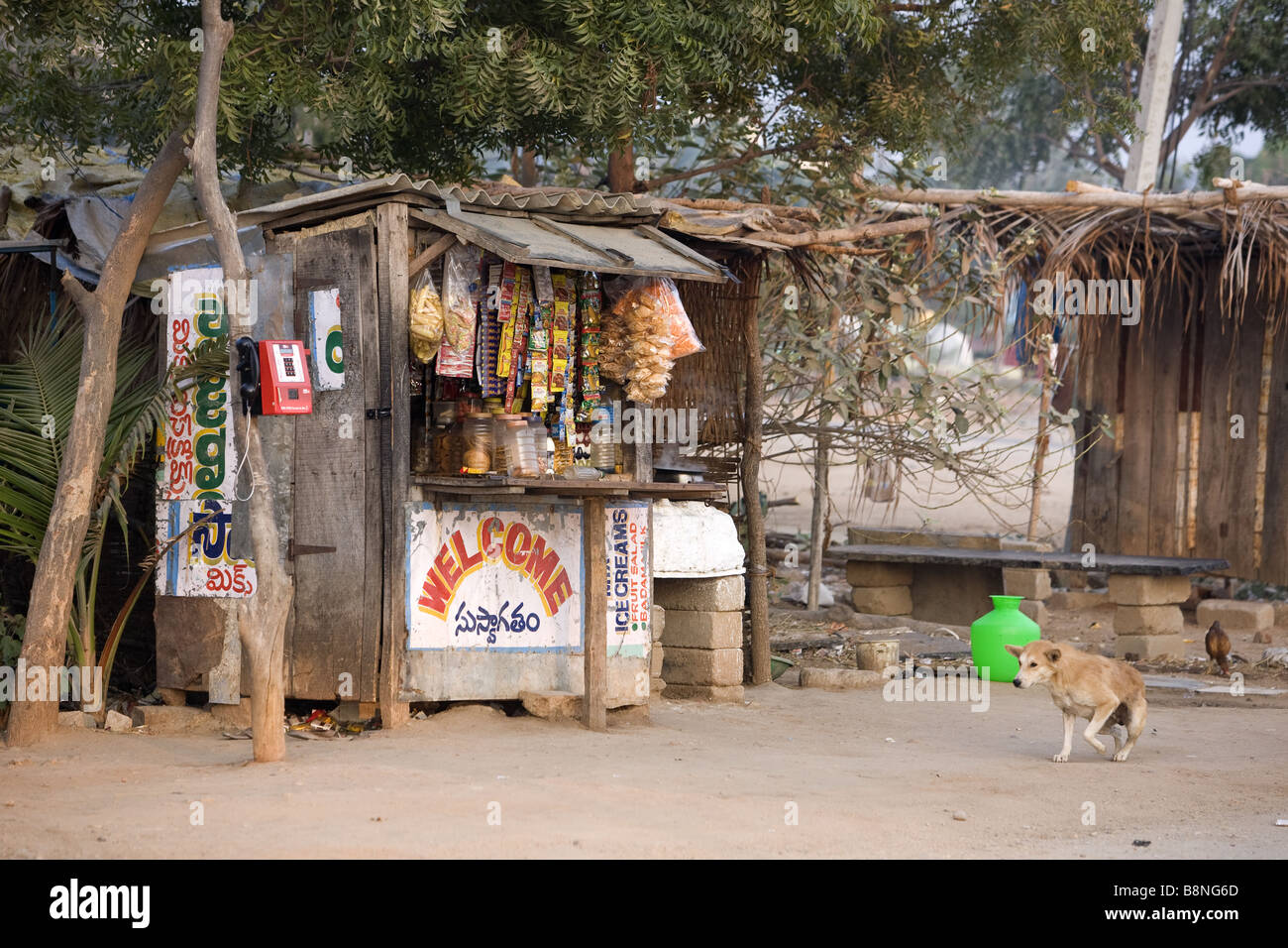 Rural indian shop hi-res stock photography and images - Alamy
