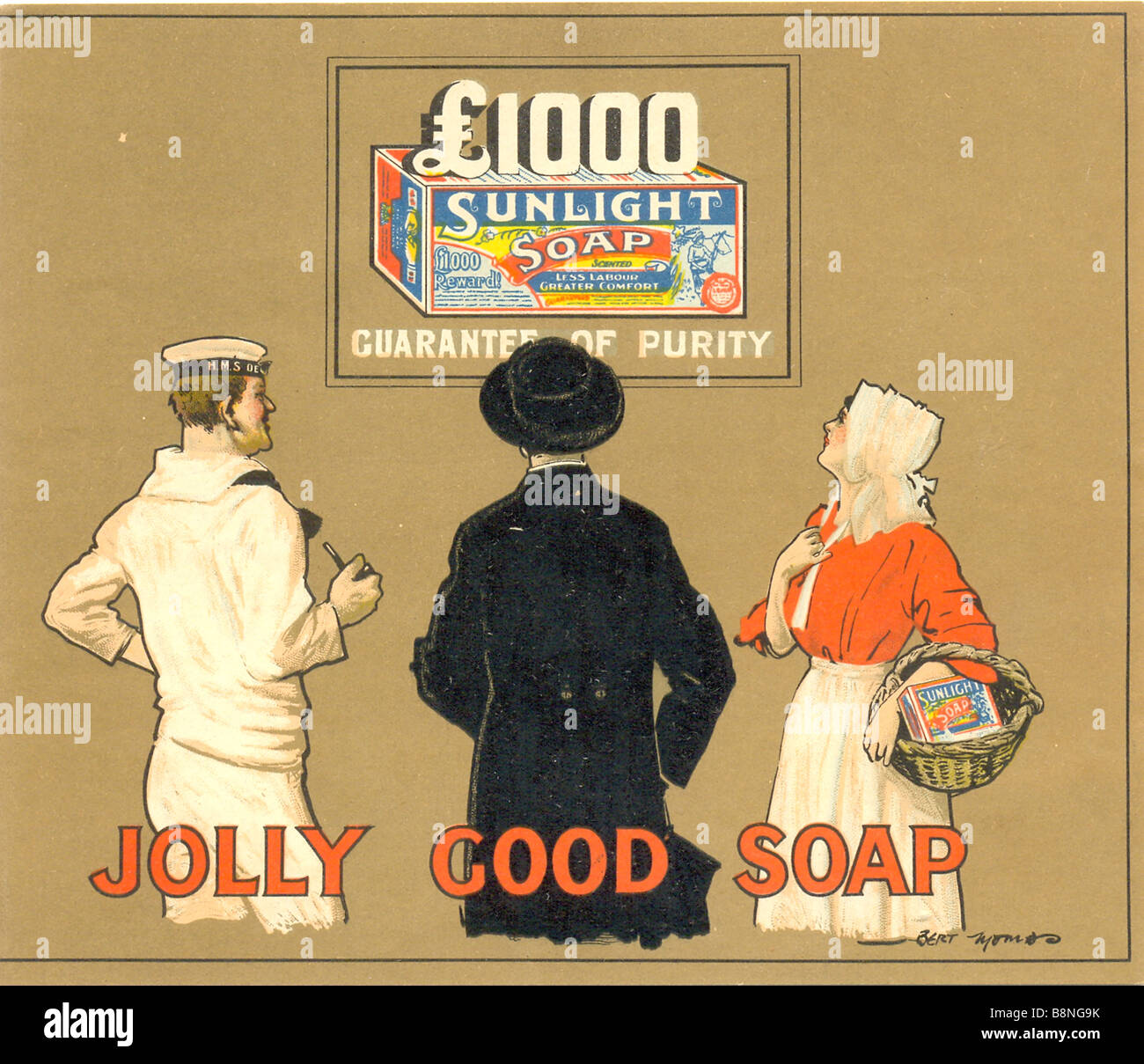 Sunlight soap advert hi-res stock photography and images - Alamy