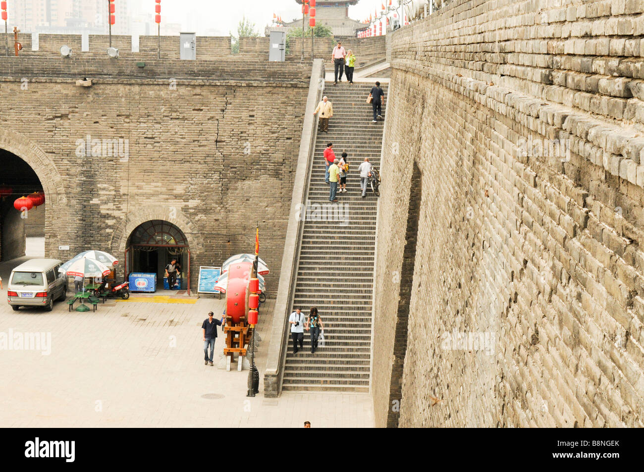 China Xian Shaanxi South Gate City Walls Stock Photo - Alamy